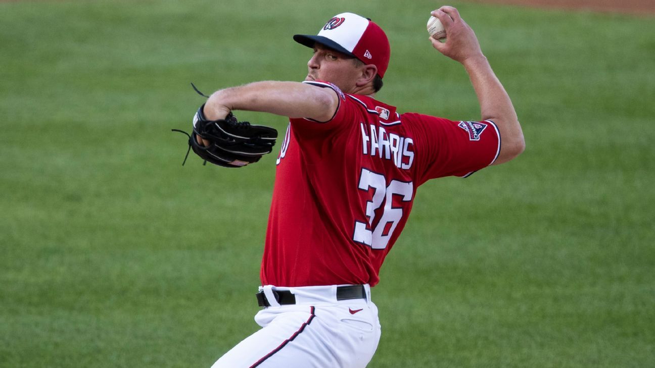 Nationals pierde a Will Harris, quien tiene coágulo sangre en brazo de ...