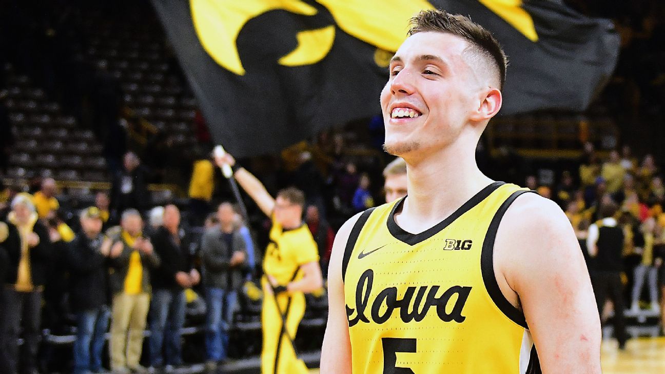 Iowa's CJ Fredrick entering men's hoops transfer portal - ESPN