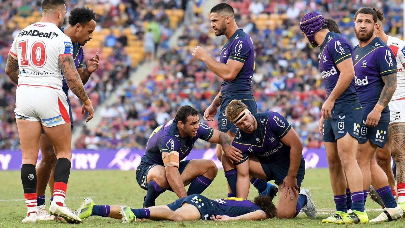 Papenhuyzen floored in Storm NRL return - ESPN