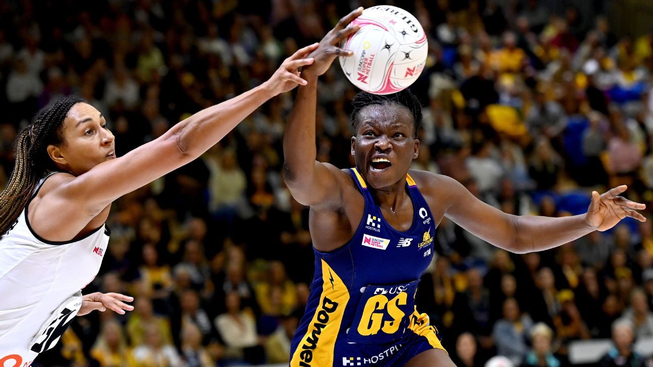 Super Netball Sunshine Coast Lightning bolt into top spot with win over ...