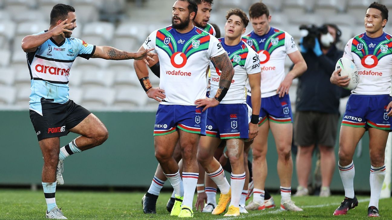 NRL Rnd 17 Shaun Johnson stars in Cronulla Sharks win over New Zealand ...