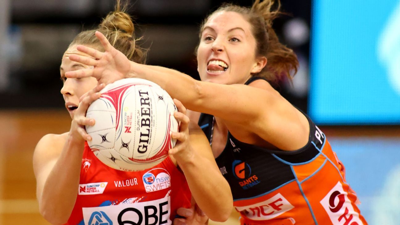 Giants top Super Netball ladder after NSW Swifts win - ESPN