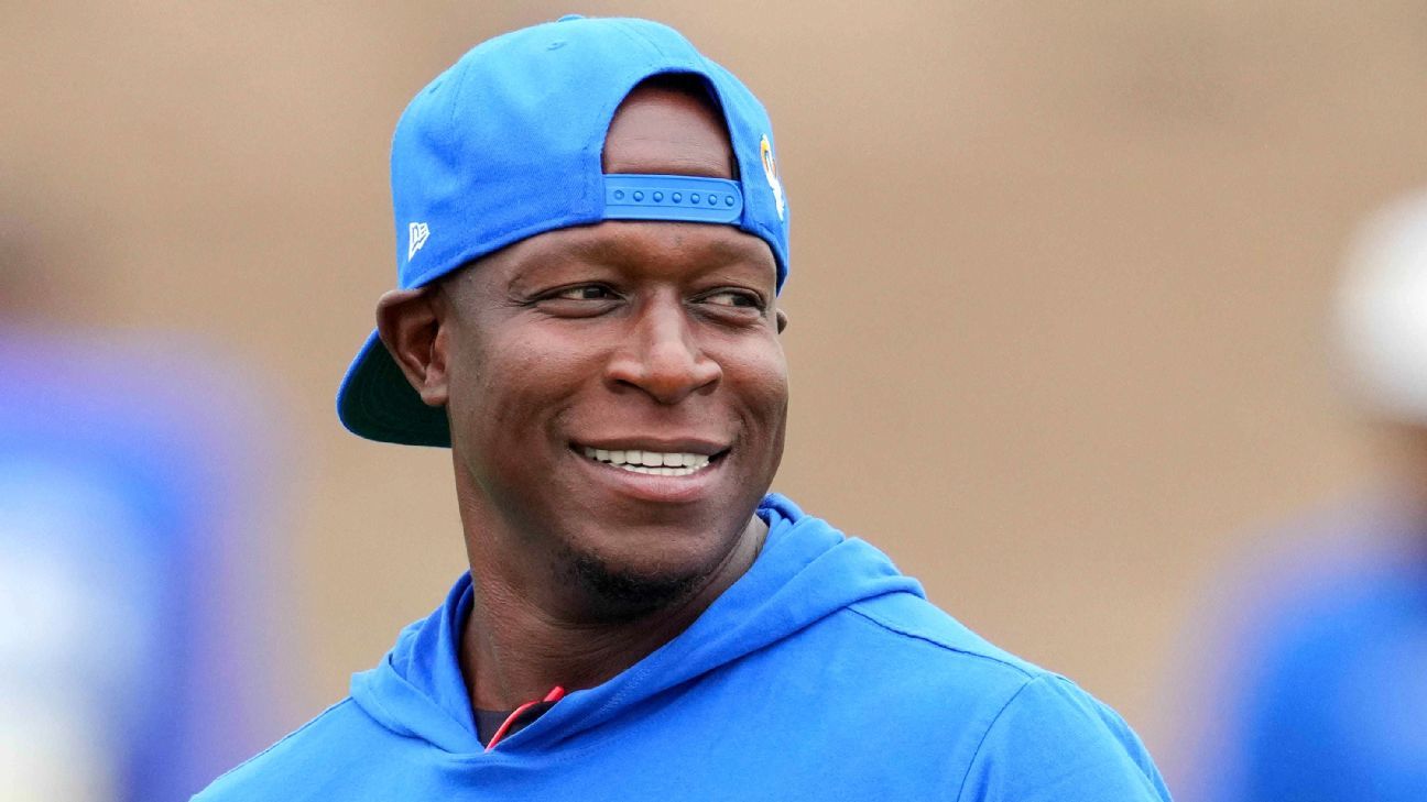 'That dude -- he's fun': Rams DC Raheem Morris brings energy, jokes ...