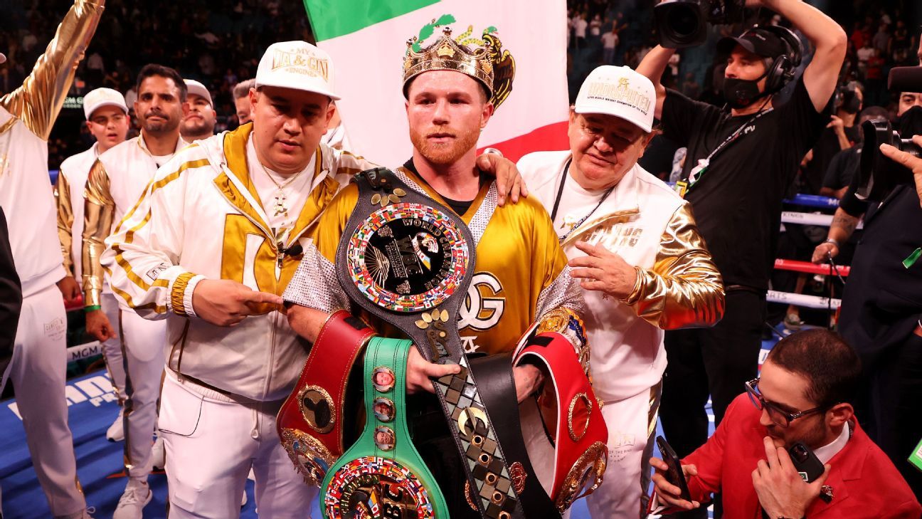 Canelo Álvarez se convierte en campeón absoluto Supermediano y hace ...