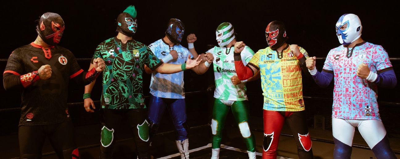 La Liga MX y la lucha libre se combinan en las camisetas de seis clubes ...