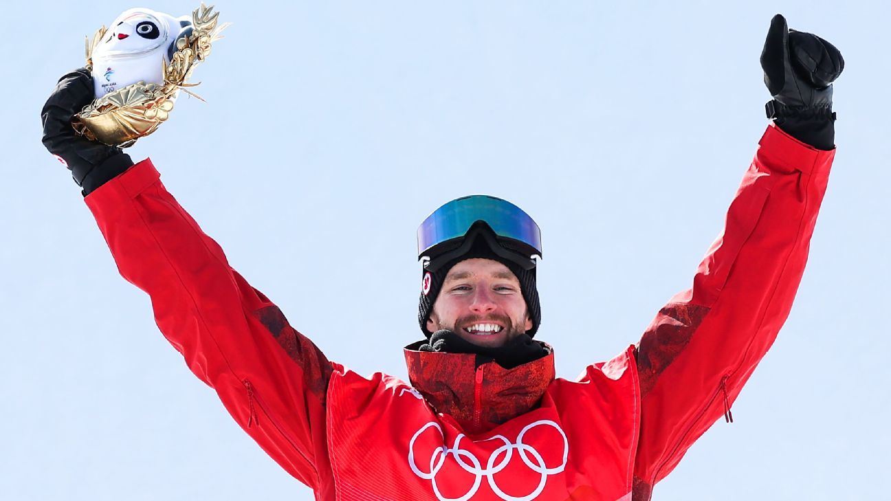 Canada's Max Parrot wins gold medal in men's slopestyle snowboarding at ...