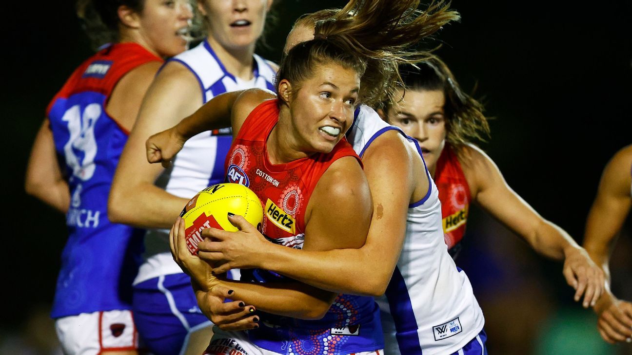 AFLW Demons beat Kangaroos in crunch clash - ESPN