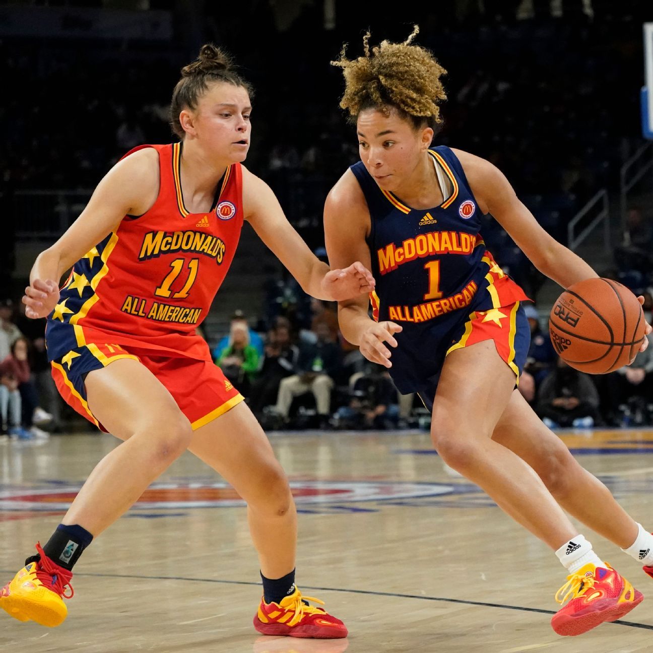 UCLA recruits Kiki Rice, Gabriela Jaquez share MVP honors at McDonald's ...