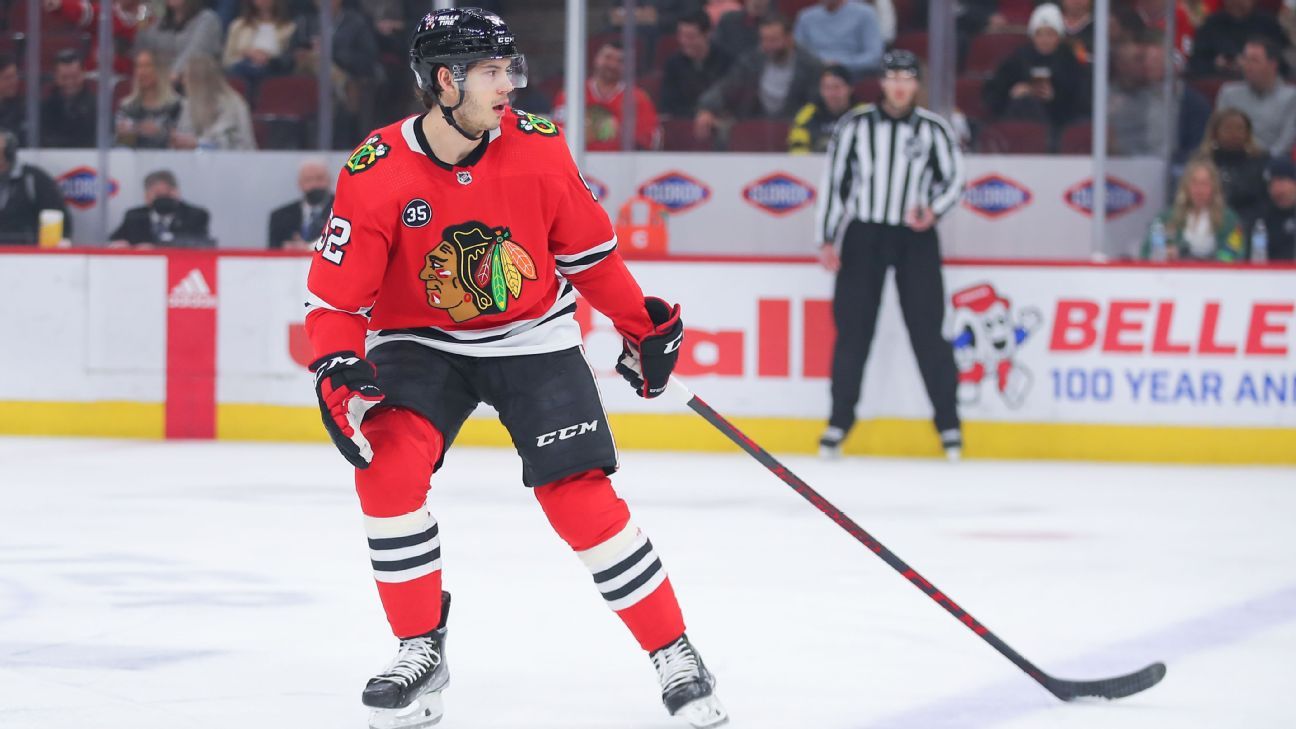 Chicago Blackhawks reach 2-year extension with forward Reese Johnson - ESPN
