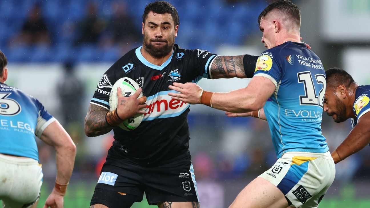 NRL Nicho Hynes shines as Cronulla Sharks beat Gold Coast Titans in NRL ...