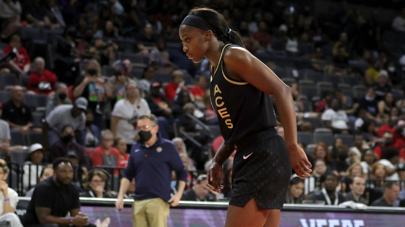 Las Vegas Aces starters Jackie Young and Chelsea Gray exit loss to ...