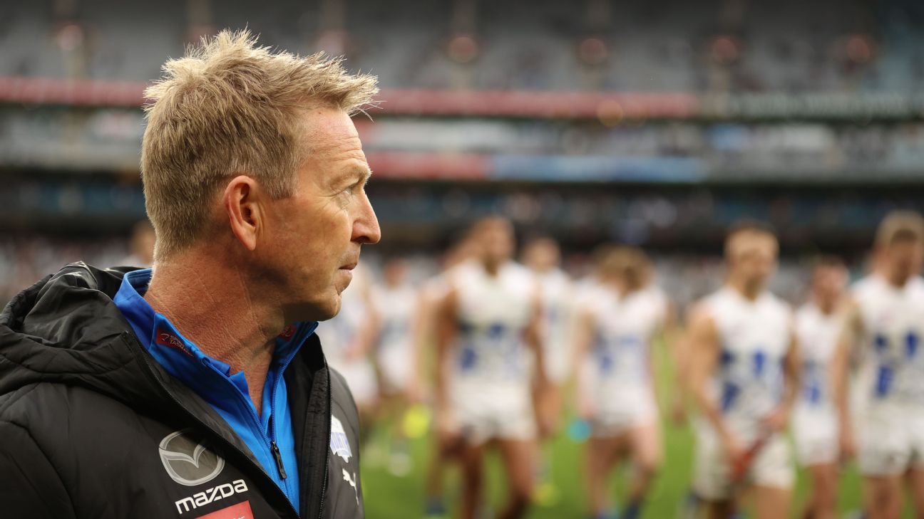 AFL Rohan Connolly appointing new North Melbourne Kangaroos coach a ...