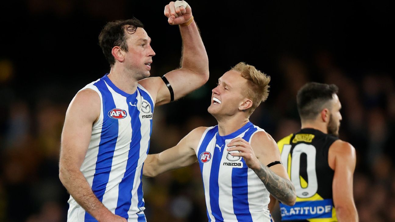 AFL veterans Luke Breust, Todd Goldstein to play on for Hawthorn and ...