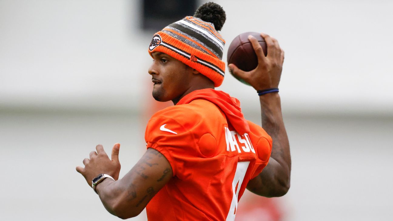 Deshaun Watson entrena con Cleveland Browns ante riesgo de suspensión ...