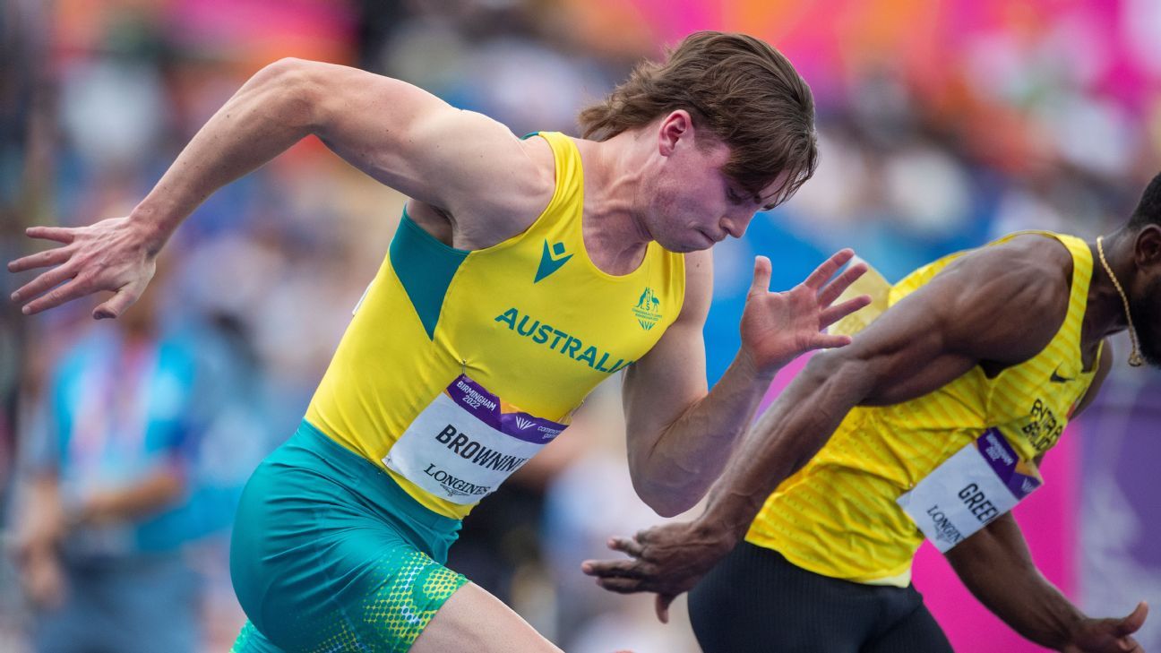 Commonwealth Games Australia Rohan Browning sixth in 100m final - ESPN