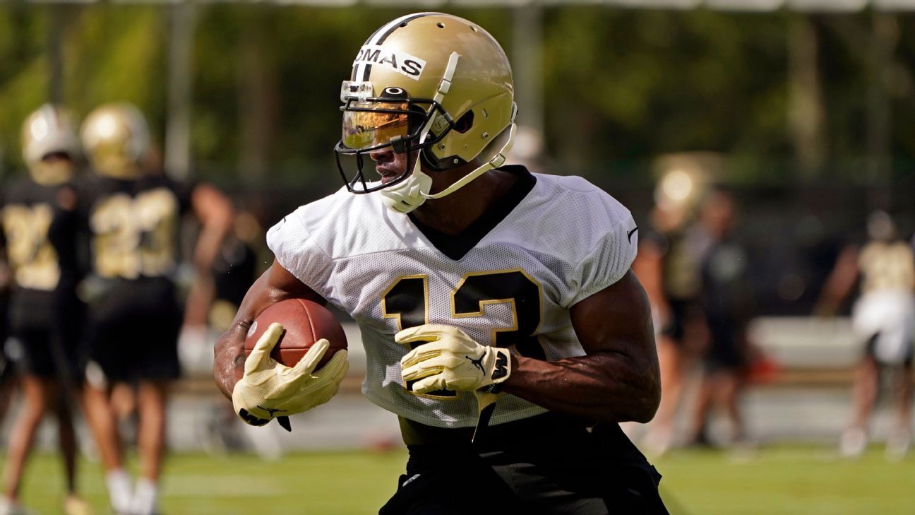 Michael Thomas participó en ejercicios de 11 vs 11 con los New Orleans ...