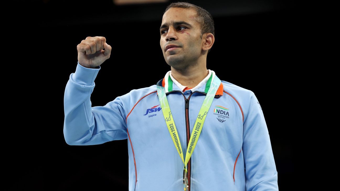 CWG 2022: Amit Panghal wins gold in men's 51kg boxing - ESPN