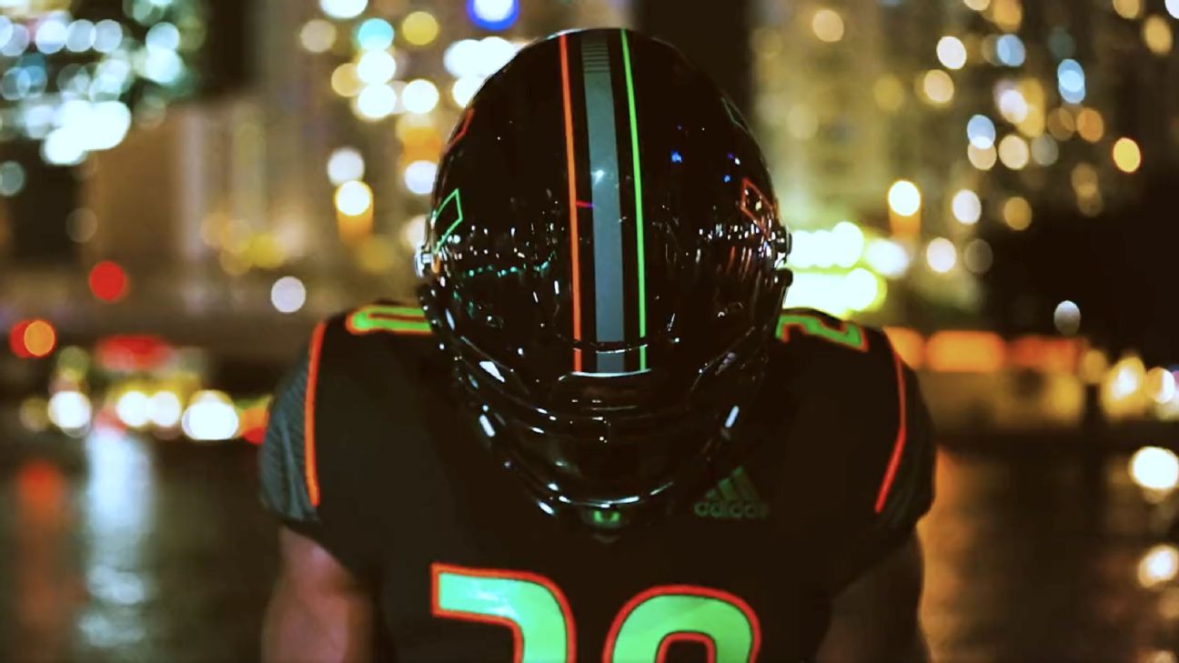 Miami Hurricanes unveil Dwayne 'The Rock' Johnson football locker room ...