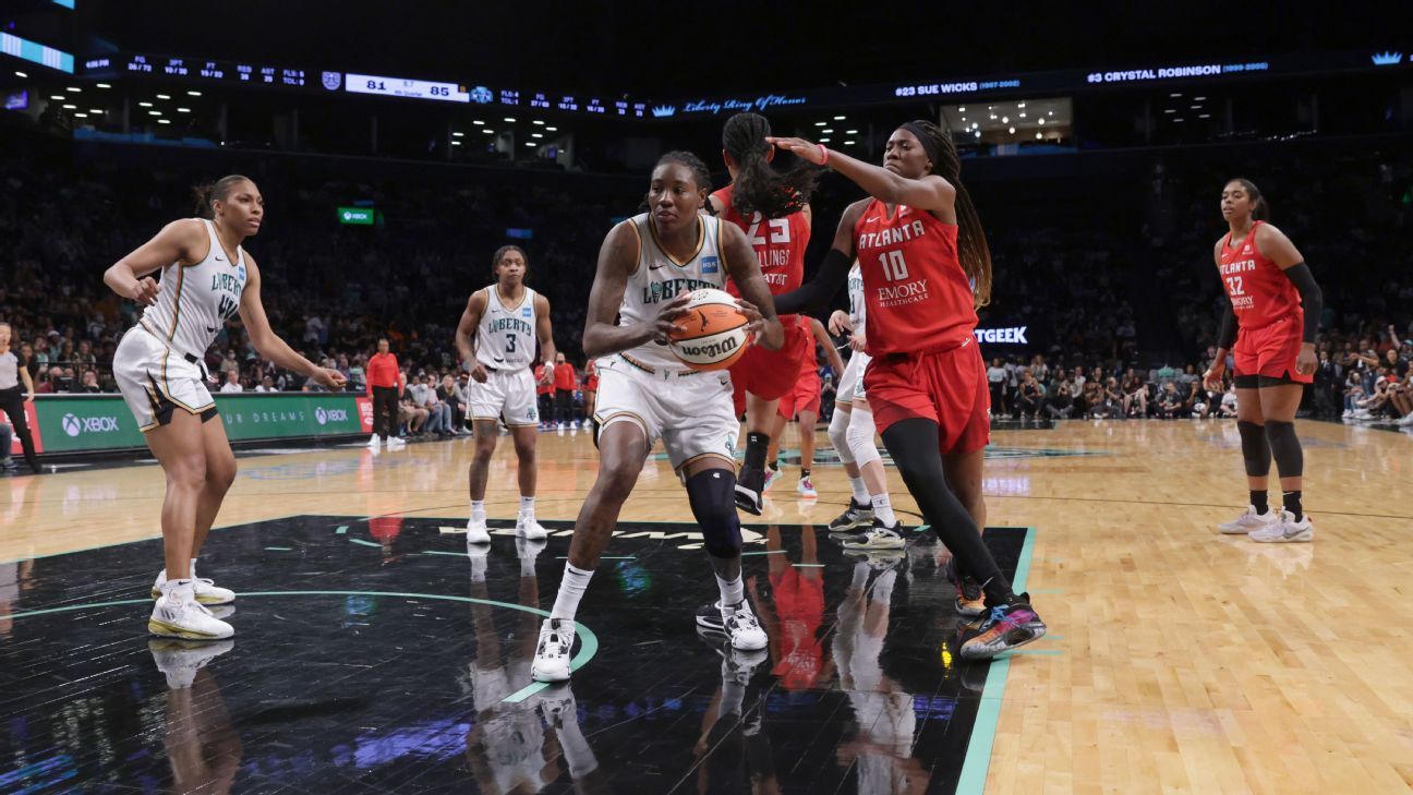 Natasha Howard delivers playoff-clinching win for New York Liberty over ...