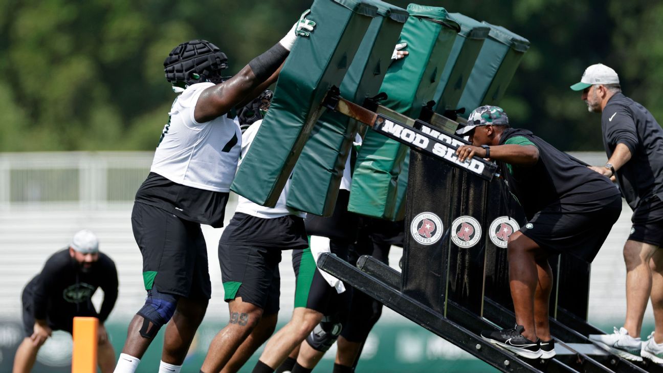 New York Jets lose their starting right tackle, Mekhi Becton, for the ...