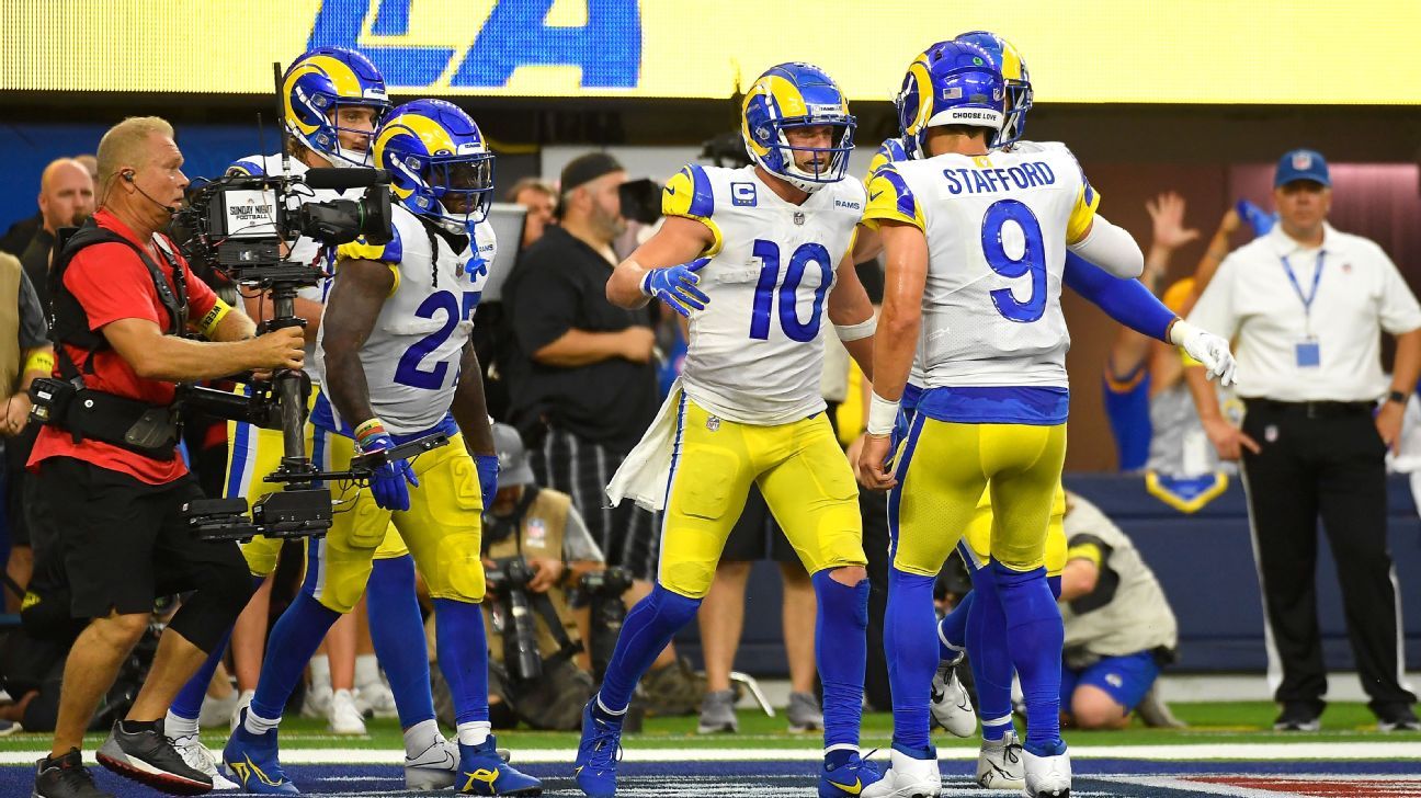 Los Angeles Rams' Cooper Kupp scores TD on 4-yard pass from Matthew ...