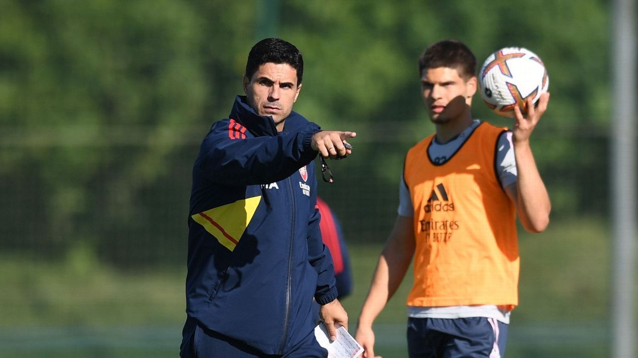 Elián Quesada ya entrena con el primer equipo del Arsenal - ESPN