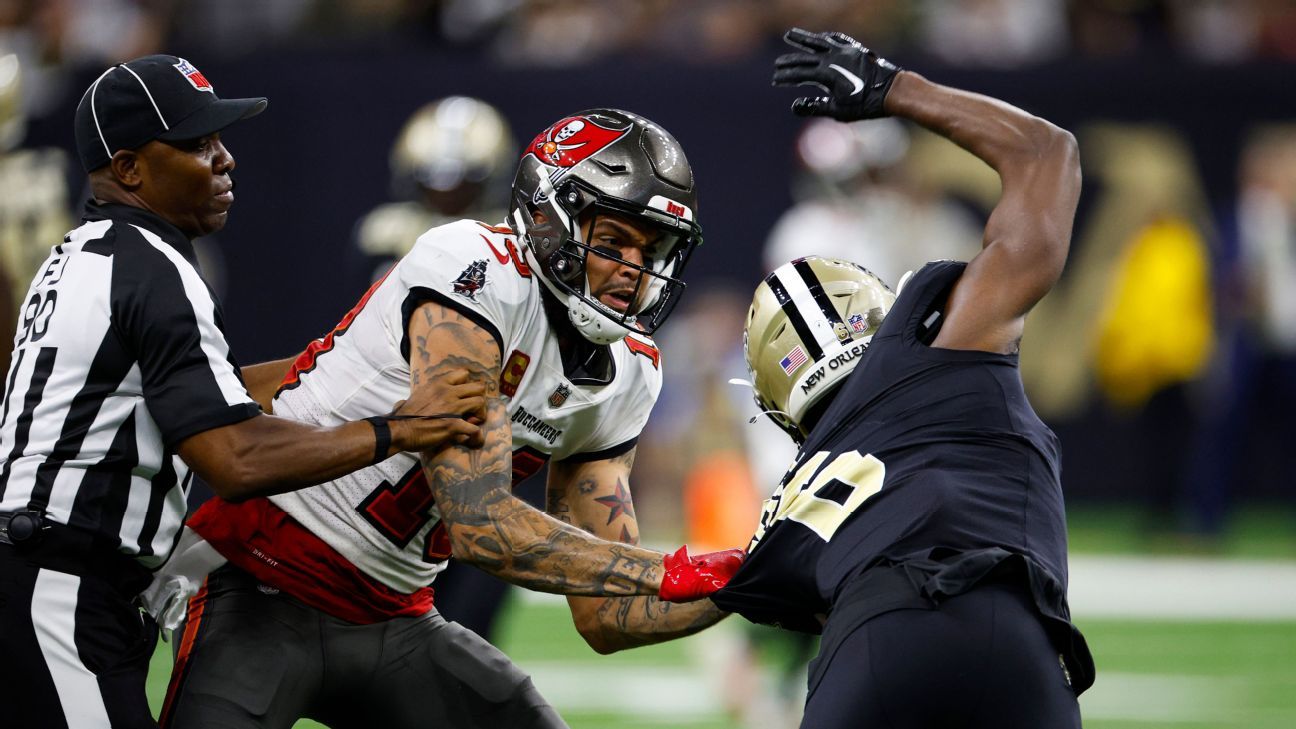 NFL desestima apelación a la suspensión del receptor Mike Evans - ESPN