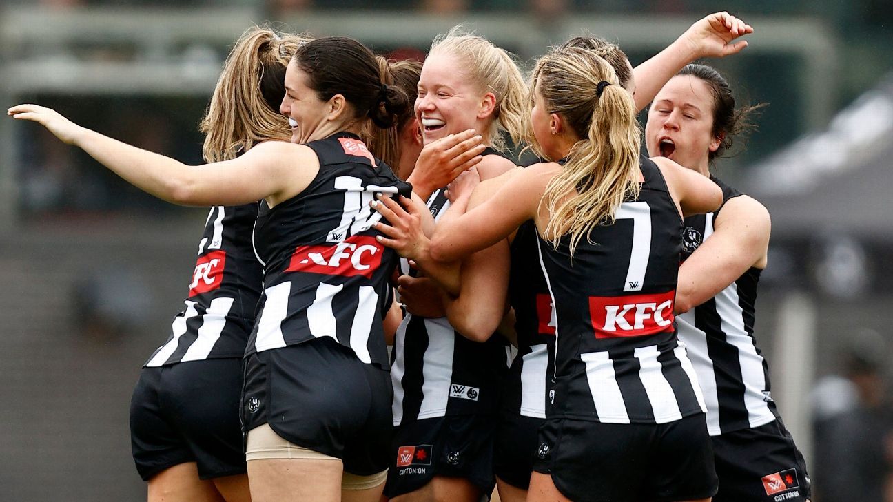 AFLW Round 5 Magpies bounce back, defeat Bombers - ESPN