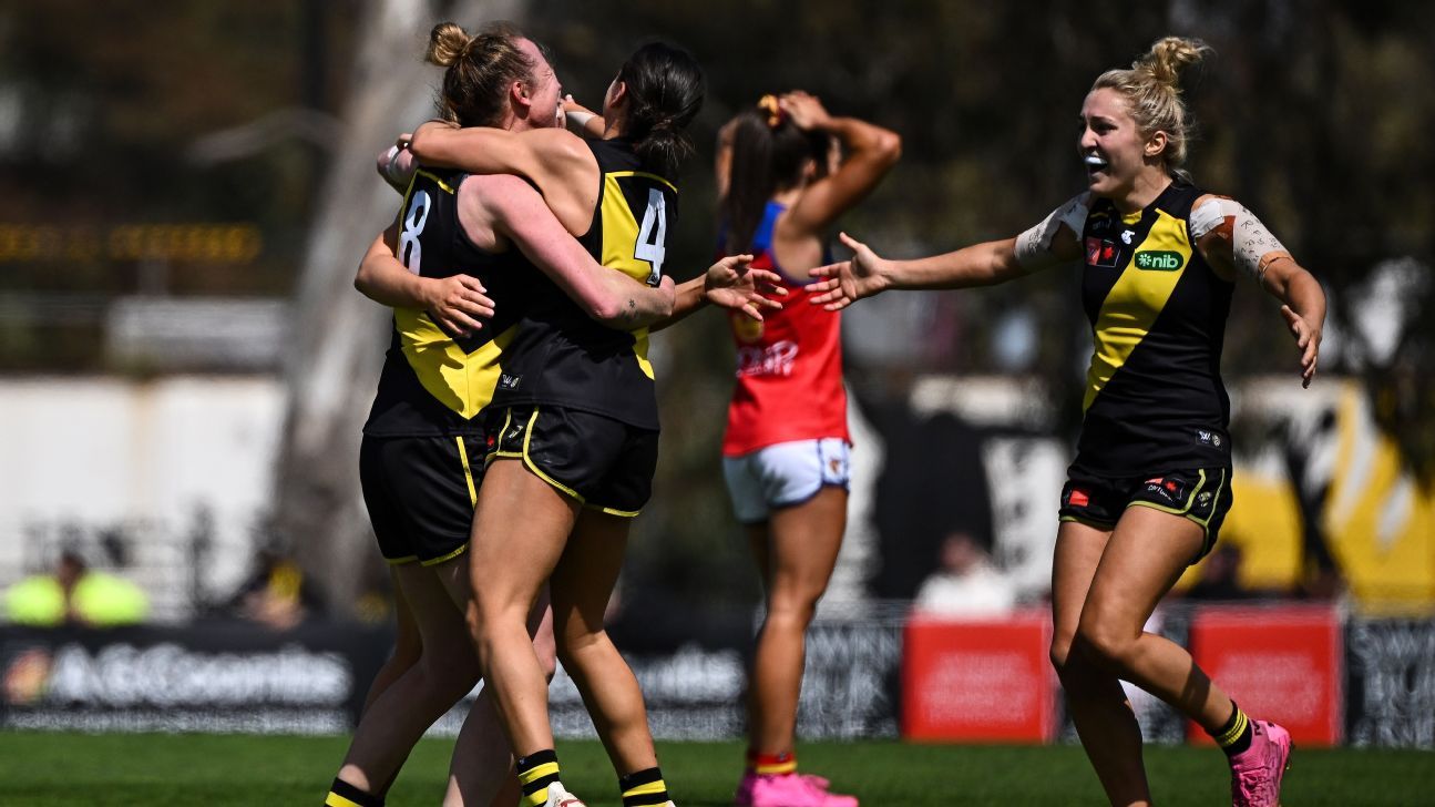 AFLW Round 5 Tigers down league-leading Lions in thriller - ESPN