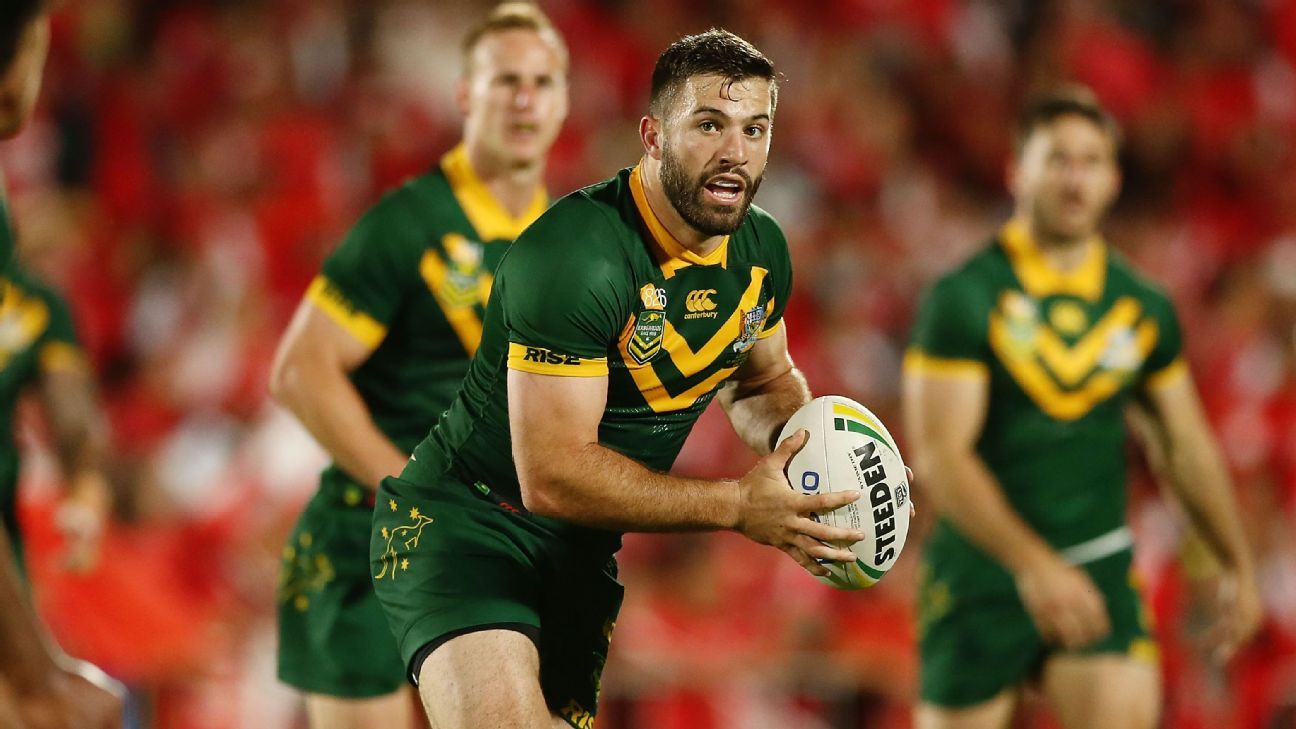 James Tedesco captains new-look Kangaroos squad for Rugby League World ...