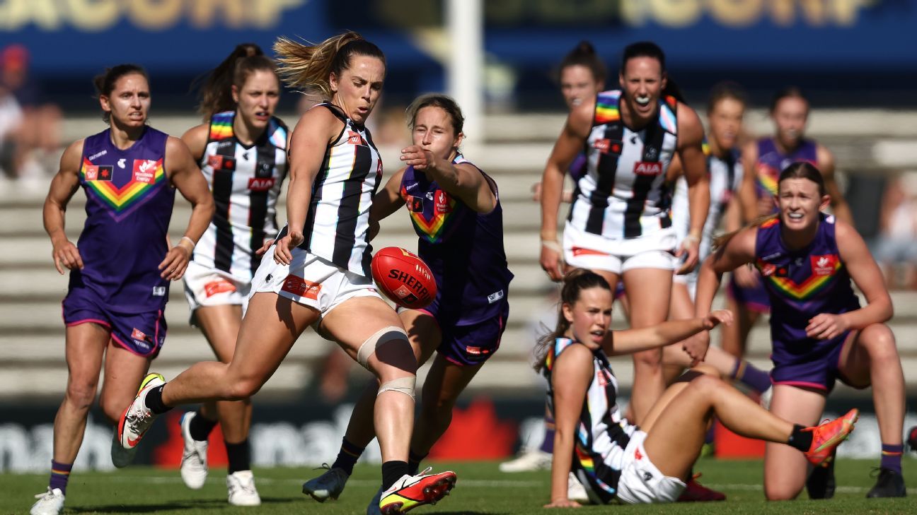 Freo held goalless as Pies secure AFLW win - ESPN