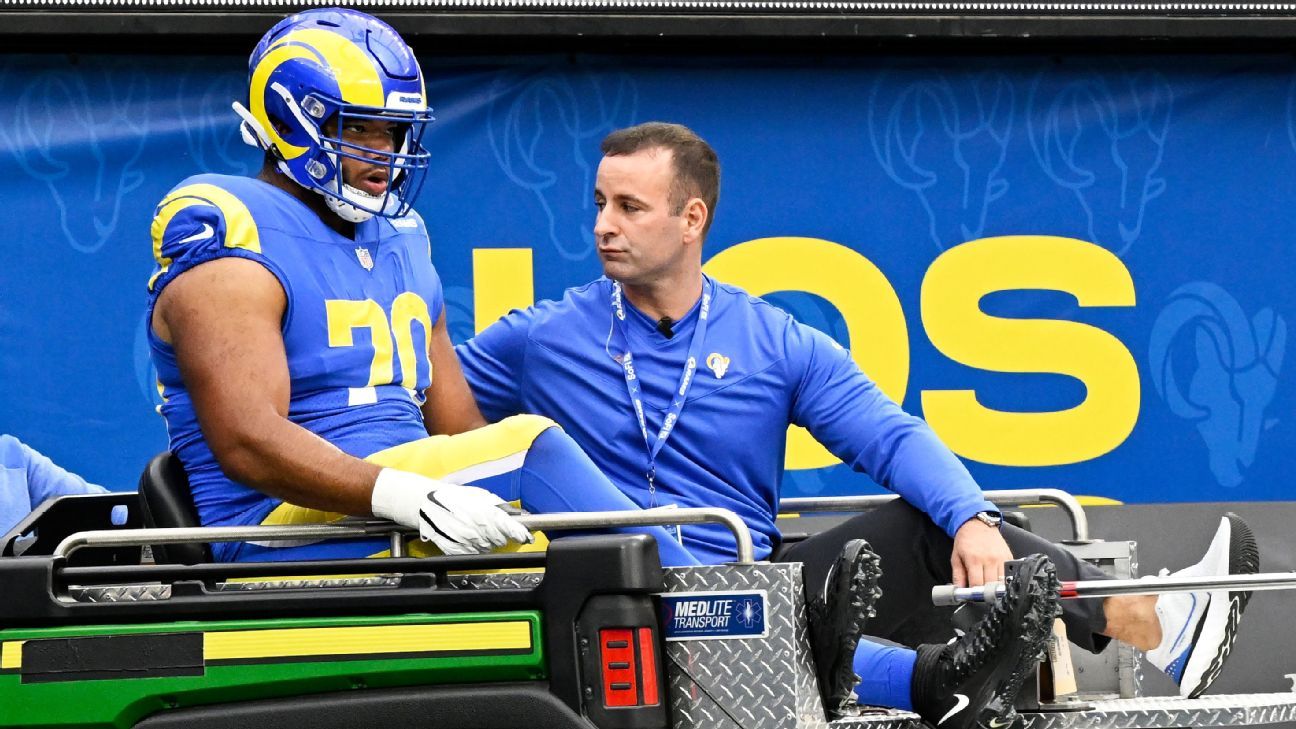 Rams pierden a Joe Noteboom por el resto de la temporada - ESPN