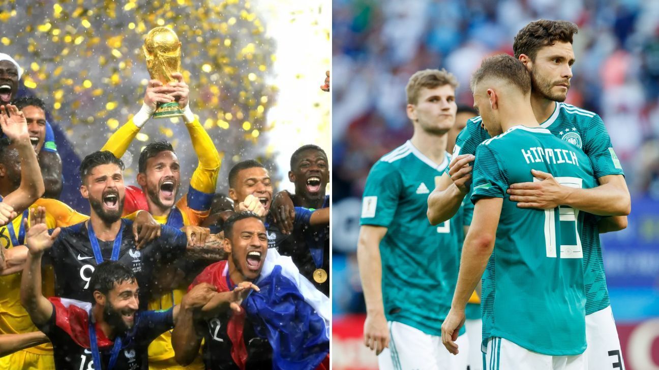 Así les fue a los campeones defensores en los Mundiales; ¿podrá Francia ...