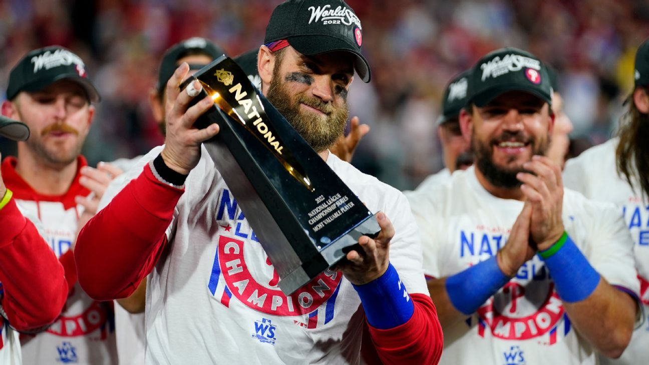 El MVP, Bryce Harper, lleva a Philadelphia Phillies a su primera Serie ...