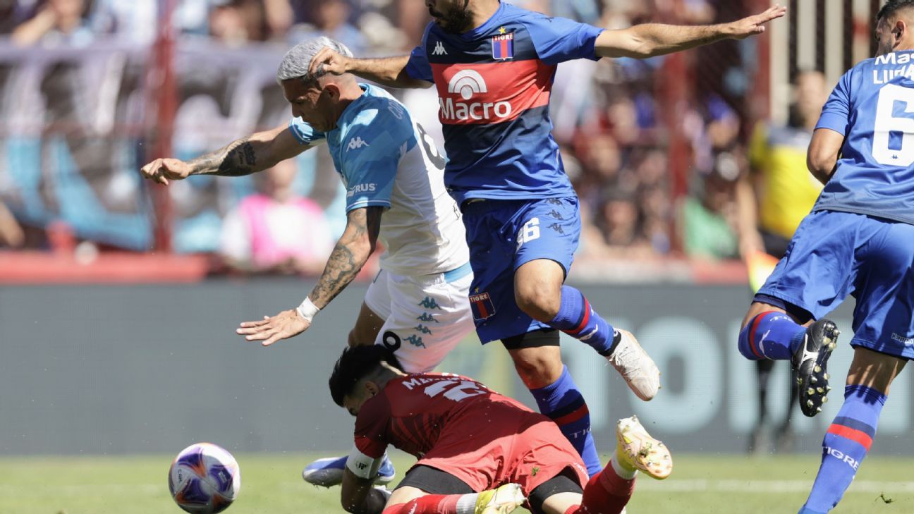 Enzo Copetti sufrió una dura lesión en su rodilla derecha - ESPN