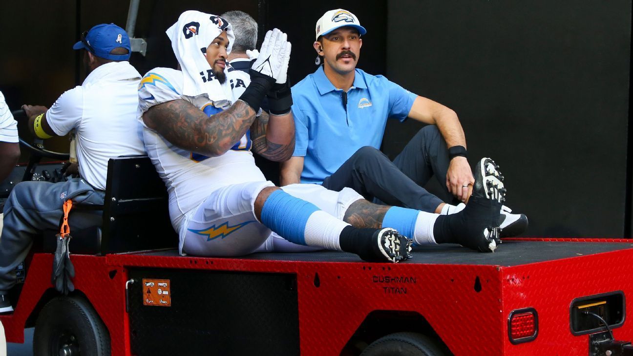 Austin Johnson fuera por toda la temporada para los Chargers - ESPN