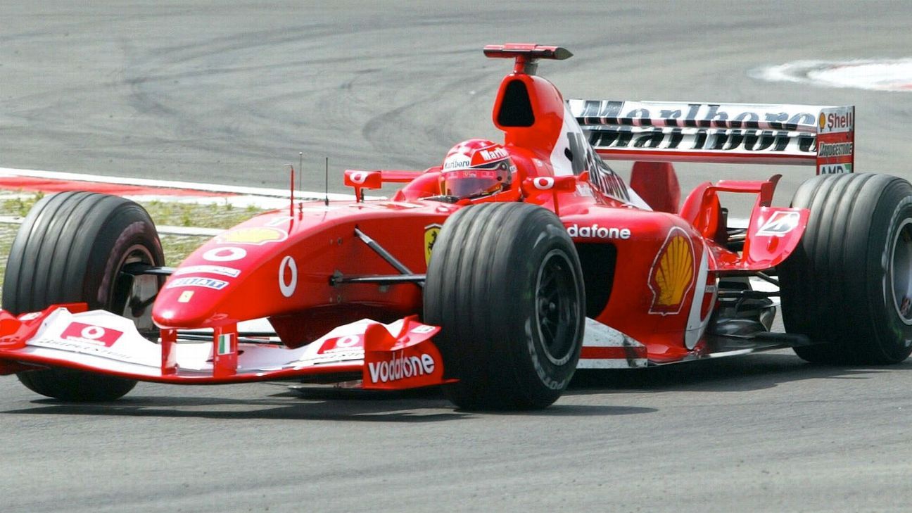 Michael Schumacher's 2003 championship-winning F1 car sells for $14.8m - ESPN