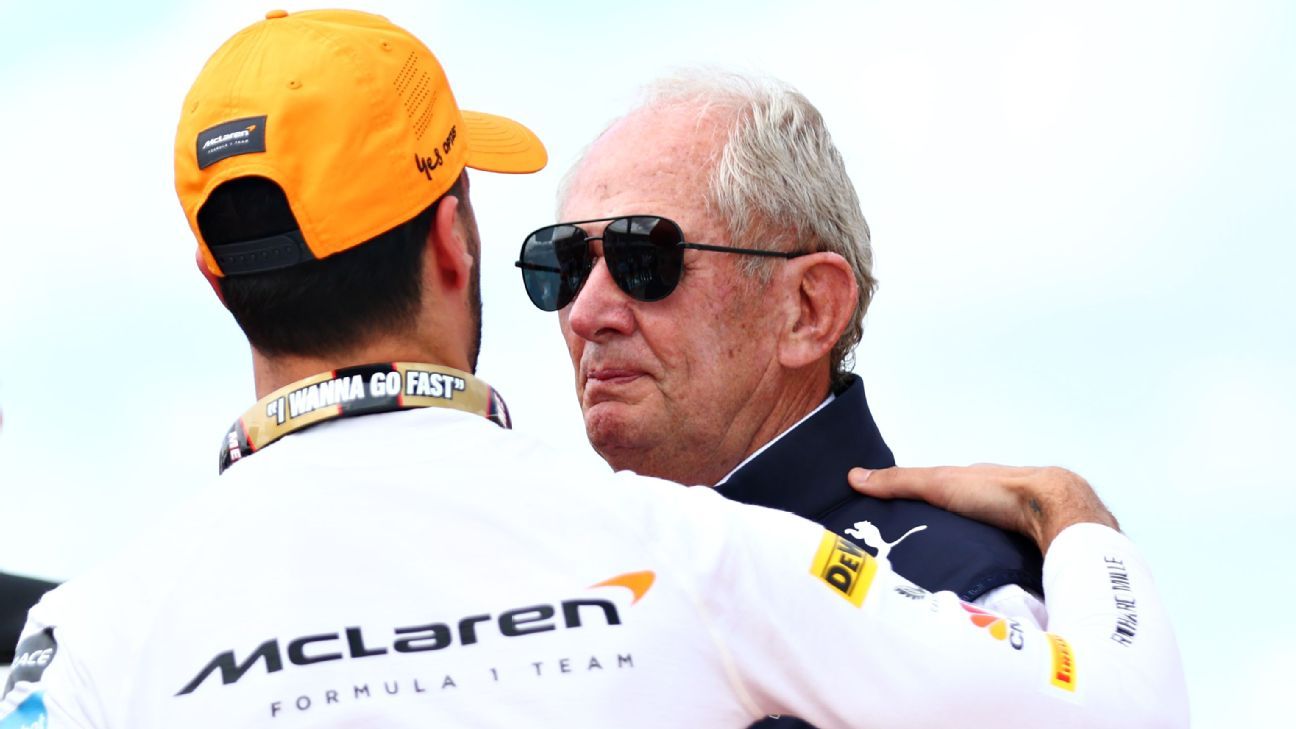 Helmut Marko anunció a Daniel Ricciardo como tercer piloto de Red Bull - ESPN