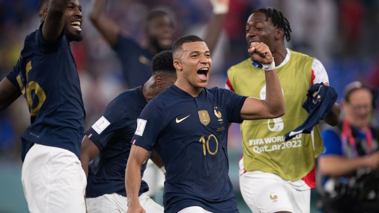 France's Kylian Mbappe fit to face South Africa - ESPN