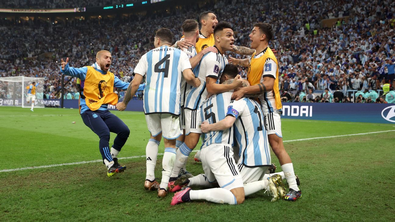 Uno por uno de Argentina en la final de Qatar 2022 - ESPN