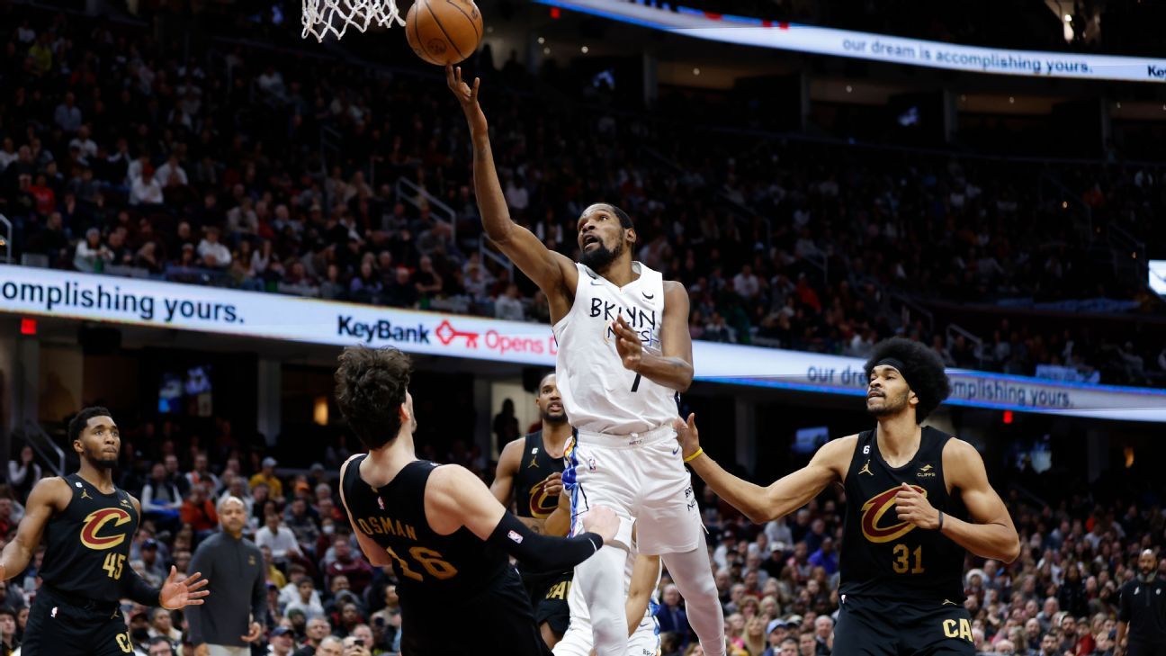 Resumen NBA: Kevin Durant eleva a los Nets y supera a Tim Duncan entre los máximos anotadores de ...