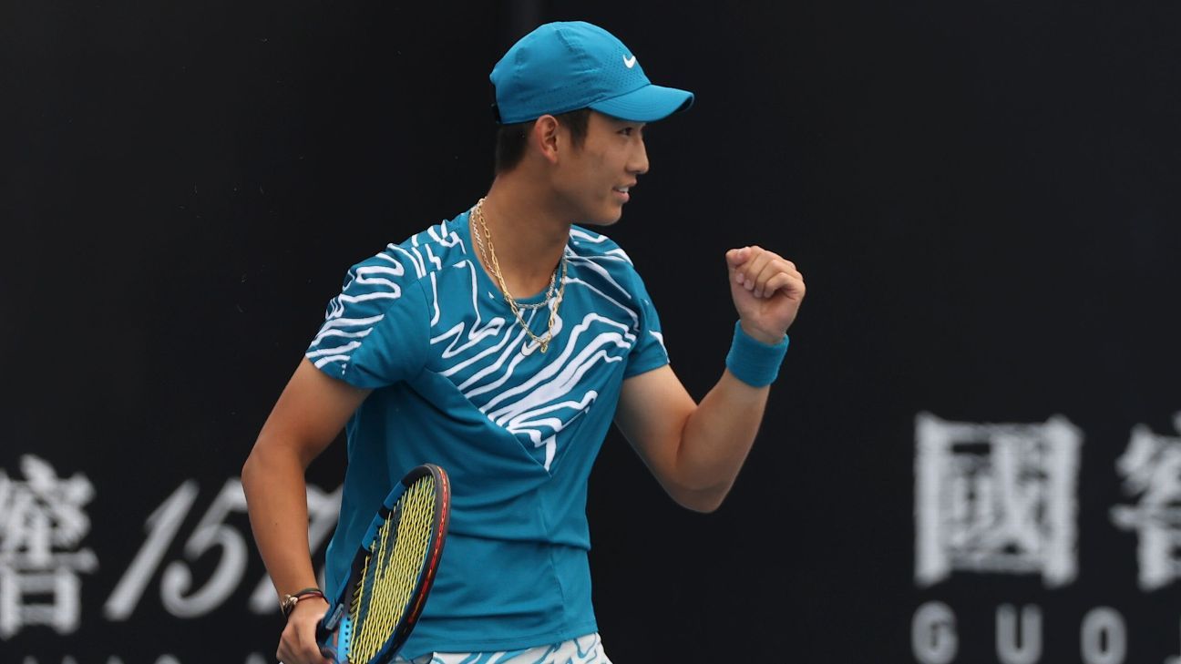 Histórico: Juncheng Shang consiguió el primer triunfo de un tenista ...