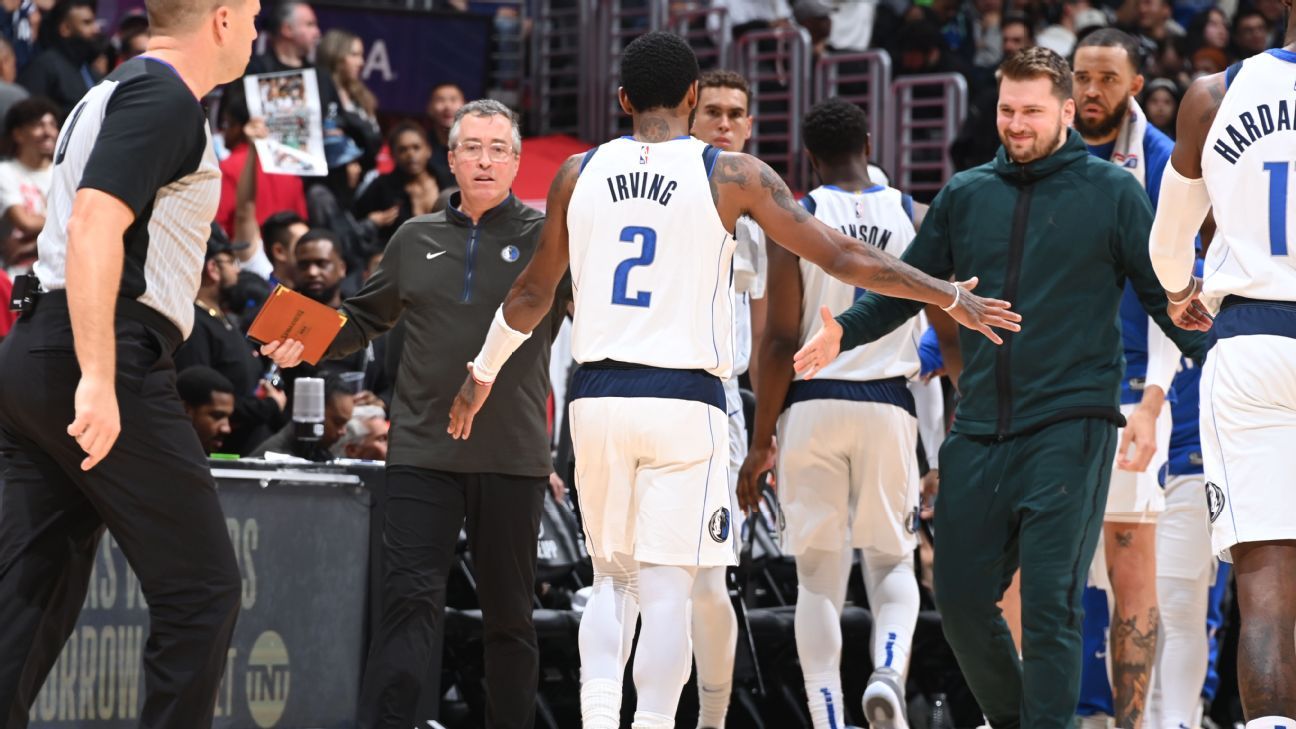 Debut de Luka Doncic y Kyrie Irving juntos, tendrá que esperar - ESPN