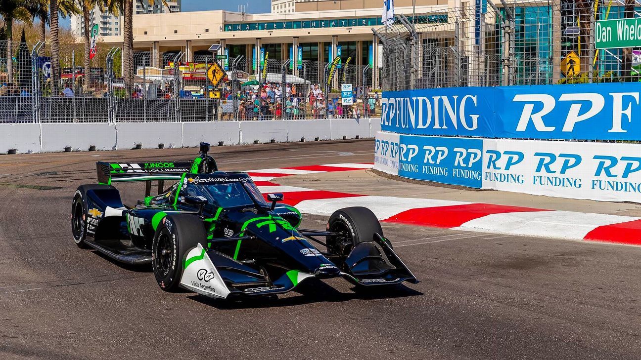 IndyCar: Agustín Canapino tuvo un fantástico debut en las calles de San ...