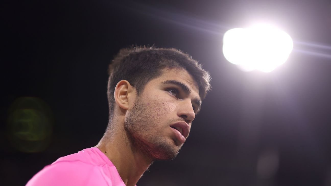 Alcaraz quiere brillar con luz propia en Indian Wells - ESPN