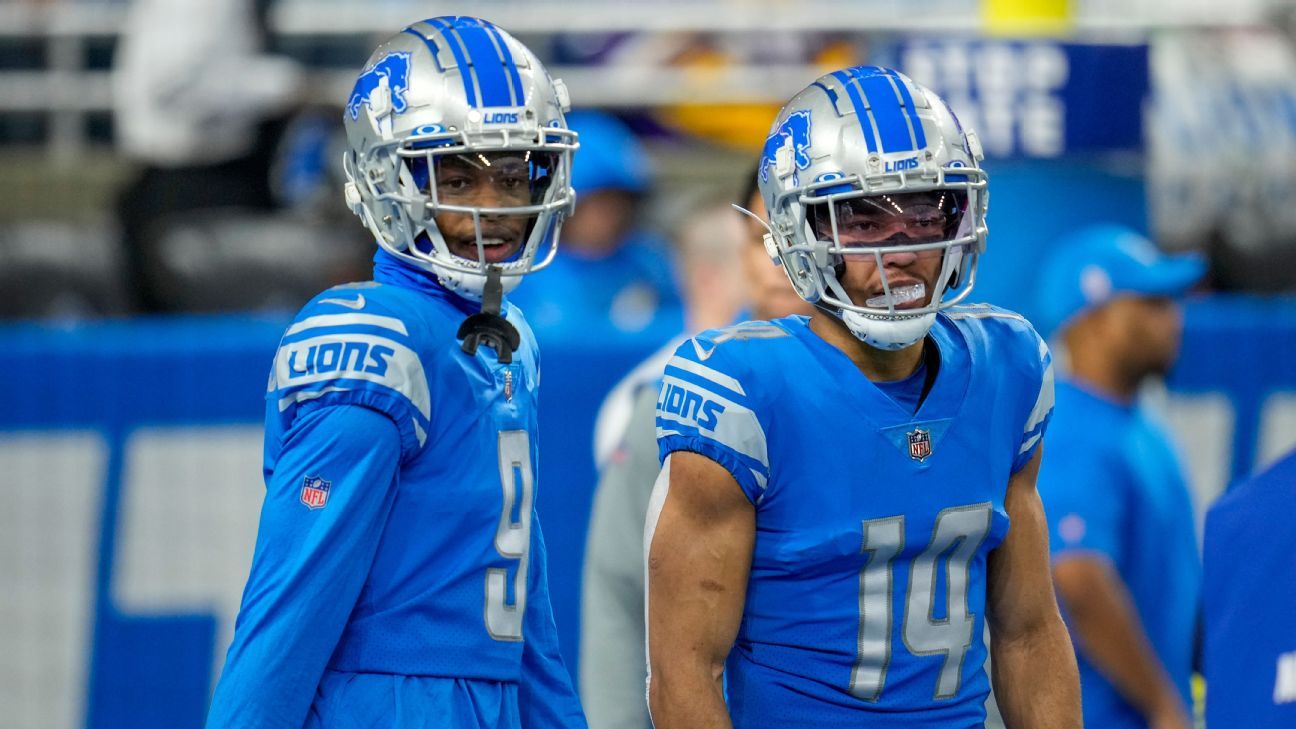 Lions bringing well-rounded receiving corps into 2023 - ESPN - Detroit ...