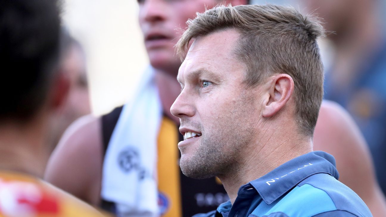 AFL Hawthorn Hawks Sam Mitchell North Melbourne Kangaroos Alastair ...