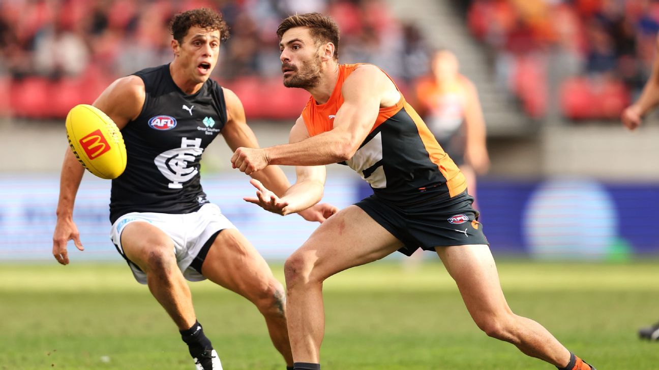 Stephen Coniglio eyes opening-round return for GWS Giants - ESPN