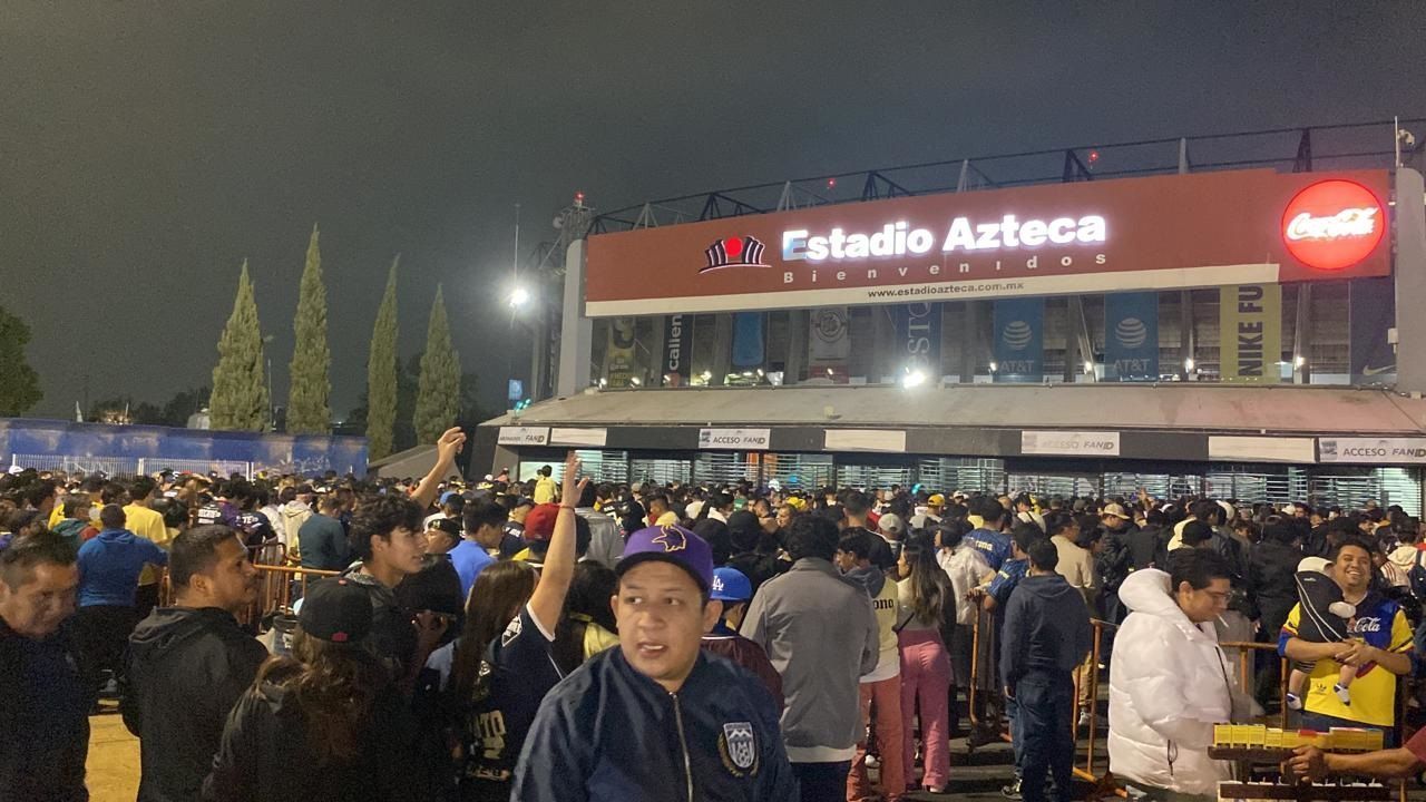 América vs Monterrey: Fan ID provoca largas filas en el Estadio Azteca ...