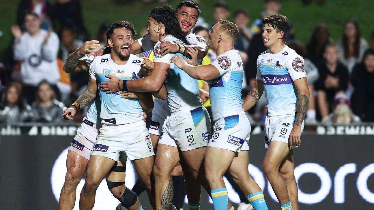 Fifita stars for Titans as Manly miss injured Trbojevic - ESPN